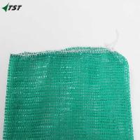 China Plastic Tubular Leno Green Mesh Bag For Lemon Chili Cucumber for sale
