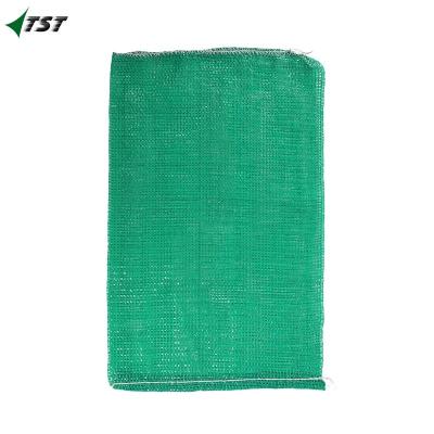 China Plastic Tubular Leno Green Mesh Bag For Lemon Chili Cucumber for sale
