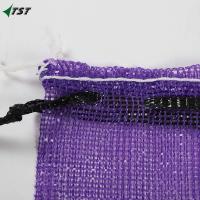 China Violet Tubular Vegetable Mesh Bags 50x70cm 50x80cm For Pumpkin for sale