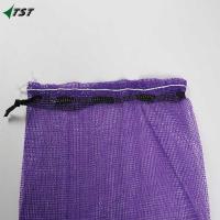 China Violet Tubular Vegetable Mesh Bags 50x70cm 50x80cm For Pumpkin for sale