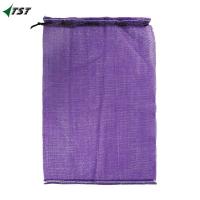 China Violet Tubular Vegetable Mesh Bags 50x70cm 50x80cm For Pumpkin for sale