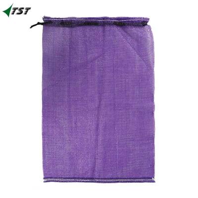 China Violet Tubular Vegetable Mesh Bags 50x70cm 50x80cm For Pumpkin for sale