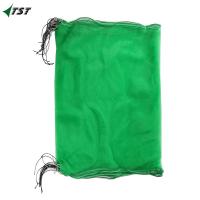 China Monofilament Green Date Palm Mesh Bag HDPE Sewn By Double Stitch for sale