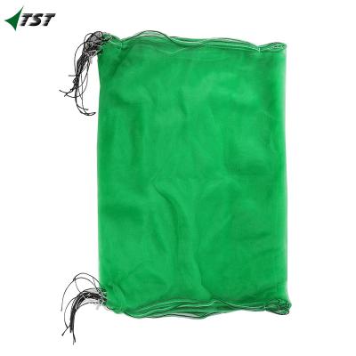 China Monofilament Green Date Palm Mesh Bag HDPE Sewn By Double Stitch for sale