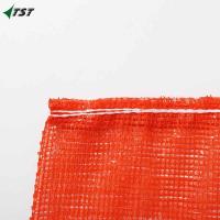 China 45X75 Tubular Pp Mesh Bag Sack For Onion Potato Leno Bag With Logo for sale