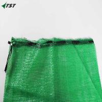 China Green Polypropylene Circular Mesh Bag For Sweet Corn Chili Lemon for sale