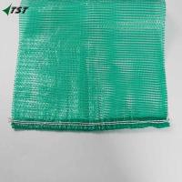 China 58x86CM Green Tubular Mesh Bag For Chili OEM Potato Leno Bag for sale