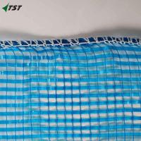 China Blue 20KG Tubular Mesh Bag Sack For Package Potato Net Bag Customized Sizes for sale