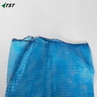 China Blue 20KG Tubular Mesh Bag Sack For Package Potato Net Bag Customized Sizes for sale