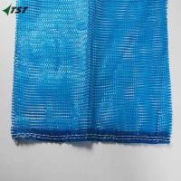 China Blue 20KG Tubular Mesh Bag Sack For Package Potato Net Bag Customized Sizes for sale