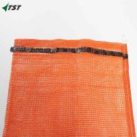 China Custom Size Orange Color Pp Mesh Bag For Vegetable Fruit Seafood Packing for sale