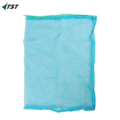 China Whole Sale 25kg 50kg PE Leno Mesh Bag For Garlic Seafood Storage for sale