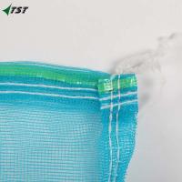 China Whole Sale 25kg 50kg PE Leno Mesh Bag For Garlic Seafood Storage for sale