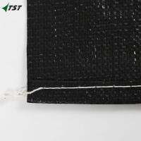 China 50kg Black Color Poly Woven Bag For Constructions Industry Coal for sale