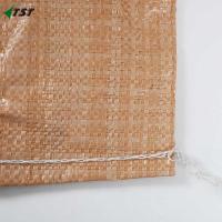 China Brown Custom Woven Polypropylene Bags For Industry Construction Use for sale