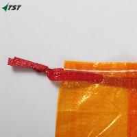 China 20kg 25kg Orange Transparent Color PP Woven Bag Sack For Vegetables Fruit for sale