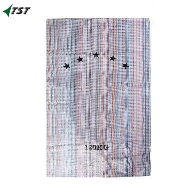 China 120kg Customized Poly Woven Bag For Firewood Industry Coal Construction for sale