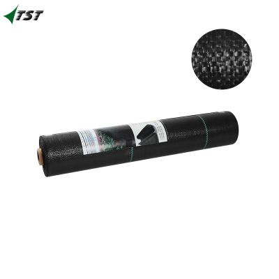 China Heavy Duty Black Anti-UV Pp Weed Mat Roll Ground Cover For Agriculture Garden for sale