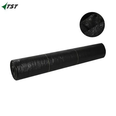 China 150gsm Black Color Weed Control Mat Ground Cover  For Gardening And Landscaping Use for sale