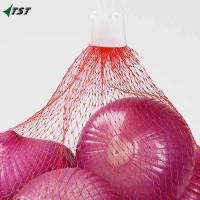 China Red Color 1kg 2kg PP Netting Bag For Onion Potato Seafood Packaging for sale