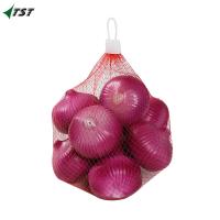 China Red Color 1kg 2kg PP Netting Bag For Onion Potato Seafood Packaging for sale