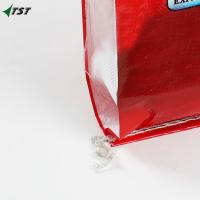 China Clear BOPP Woven Bags Gusseted Pillow Style Inner Liner Micro Perforations & Printable for sale