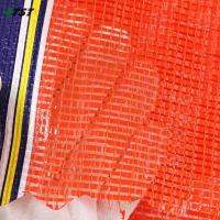 China PP New Virgin Red Color Tubular Mesh Bag For Onion Potato 25kg 50kg for sale