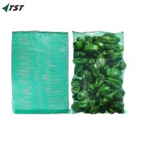 China 58x86 Green Color 100% PP Tubular Mesh Bag For Pepper Chili for sale