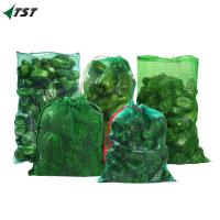 China 58x86 Green Color 100% PP Tubular Mesh Bag For Pepper Chili for sale