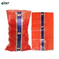 China Argentina Brazil Brand Red Tubular Mesh Bag for Onion Packaging for sale