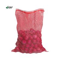 China 62x87 Gasa Leno PP Mesh Bag For Potato With Tricolor Drawstring for sale