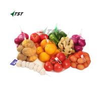 China 4.2g/M PE Tubular Netting Extruded Plastic Tube Net For Onion Potato Fruit Packing for sale