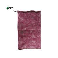 China Black Color 10kg 15kg PP Mesh Sack For Afrian Onion And Potato Packaging for sale