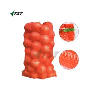China Red Color 15kg 25kg 50x80 PP Mesh Sack For Agriculture Packaging for sale