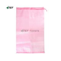 China Pink Color 25kg 30kg 53x86 PP Arpillas For Agriculture Packaging Onion for sale