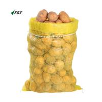 China Yellow Color 25kg 30kg 55x100 PP Arpillas For Agriculture Packaging Potato for sale