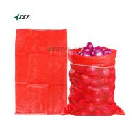 China Yellow Color 25kg 30kg 55x100 PP Arpillas For Agriculture Packaging Potato for sale