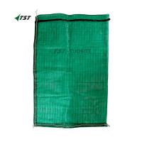 China Green Color 25kg 30kg 58x86 PP Mesh Bag(Arpillas) For Agriculture Packaging Chili Pepper for sale