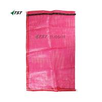 China Green Color 25kg 30kg 58x86 PP Mesh Bag(Arpillas) For Agriculture Packaging Chili Pepper for sale