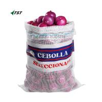 China 25kg 30kg PP Mesh Bag(Arpillas) For Mexico Market Onion Packaging for sale