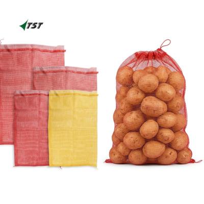 China PP Mesh Bag Vegetables Mesh Bag For Potato Or Onion for sale