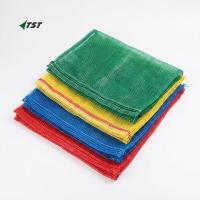 China Red Onion Sack Mesh Net Bag With Drawstring for sale