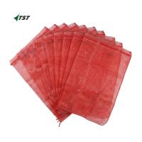 China Red, White , Transparent Leno Sewn Mesh Sack For Onion Patotoes for sale