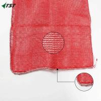 China 48*78cm 25kg Senegal Red Pp Potato Leno Bag / Onion Sacks Bulk for sale