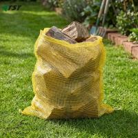 China 50 Lb  Circular Knitted Mesh Produce Bag For Firewood  Vegetable for sale