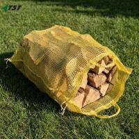 China 50 Lb  Circular Knitted Mesh Produce Bag For Firewood  Vegetable for sale