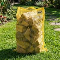 China 50 Lb  Circular Knitted Mesh Produce Bag For Firewood  Vegetable for sale