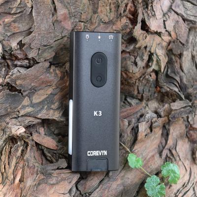 China Hot Selling 800 Lumens Aluminium Alloy UV Light Multifunctional K3 Flashlight with Geometric Clamp for Outdoor Adventure for sale
