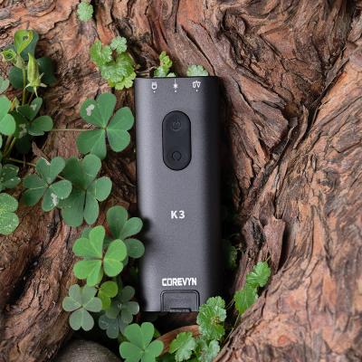 China High Performance 800 Lumens Zoomable RGB Colorful Light K3 Mini Torch with Geometric Clamp for Camping and Hiking for sale