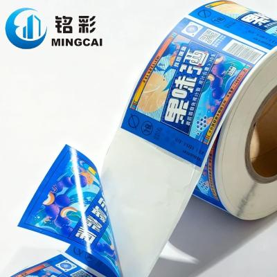 China Custom Printed Waterproof Beverage Bottle Labels - Food-Safe Self-Adhesive Roll Labels for Drink Packaging for sale
